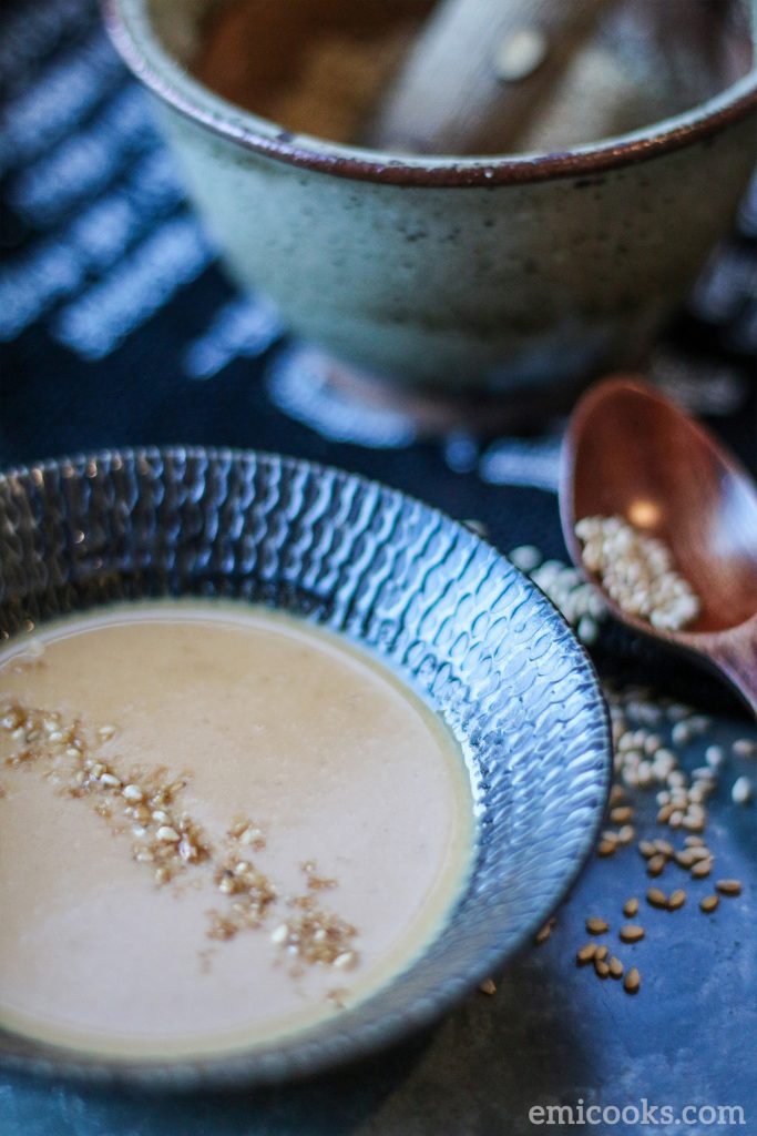 Goma Dare (ごまだれ) Japanese Sesame Sauce | Emi Cooks